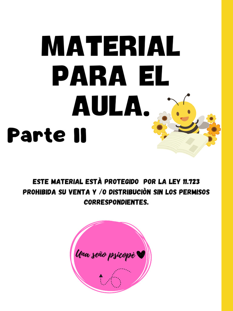 Material Educativo para Aula Psicopedagógica | PDF