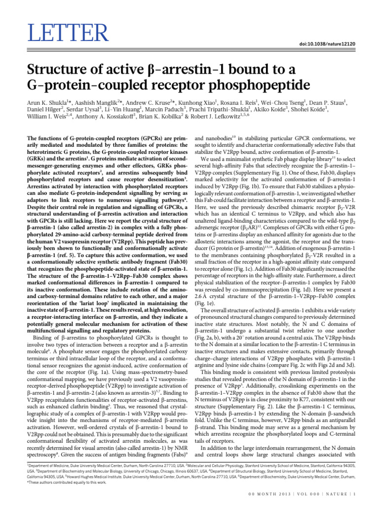Protein and Bitotech Research Paper G-Protien | PDF | Protein Domain ...