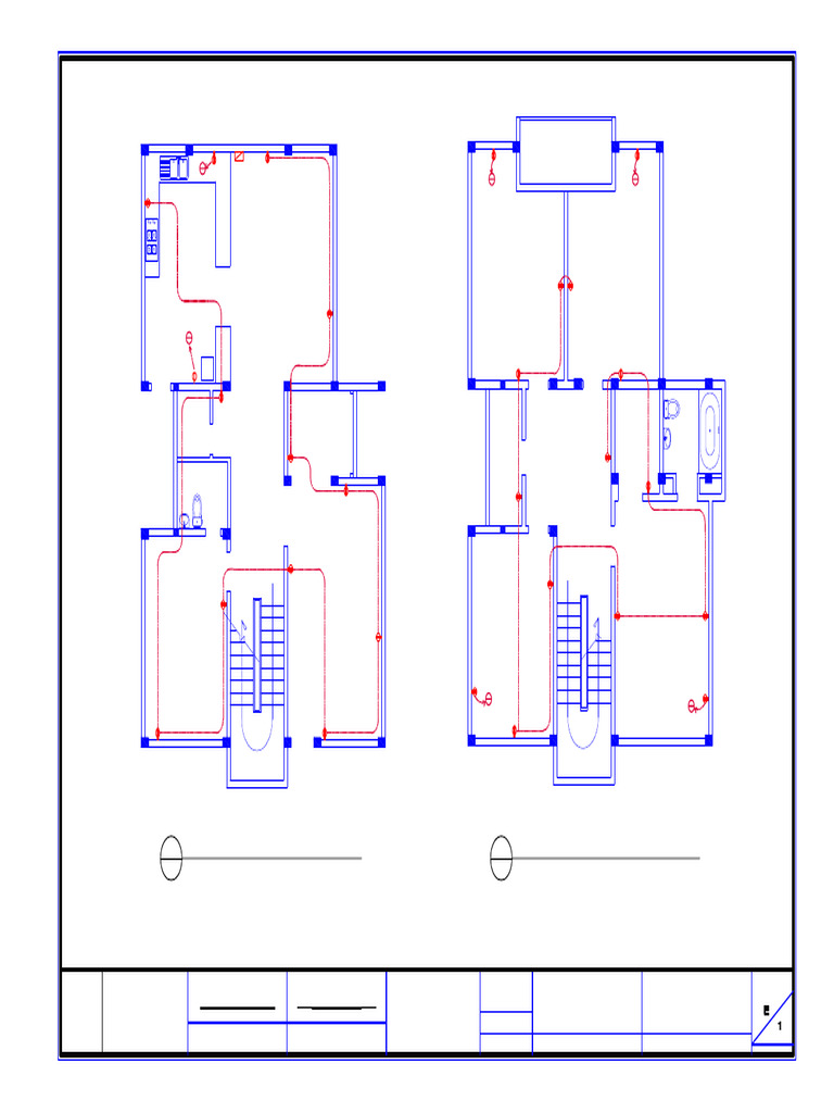 2-Storey Residential Electrical Layout | PDF | Electrical Engineering | Electricity