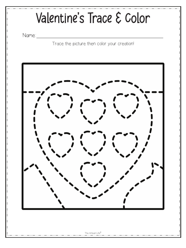 Trace and Color Printables Guide | PDF