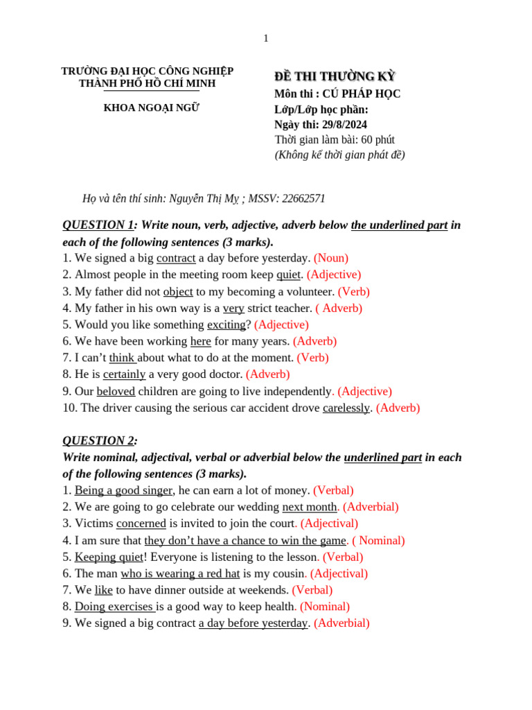 Regular Test | PDF | Adjective | Adverb