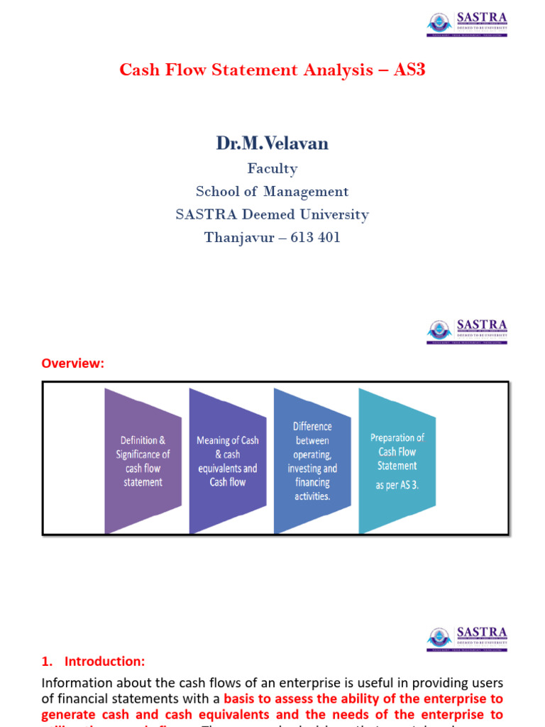 Cash Flow Statement Analysis | PDF | Expense | Investing