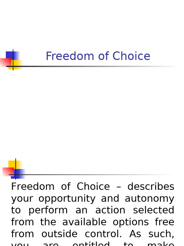 2Q 2 Freedom of Choice | PDF