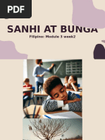 Sanhi at Bunga Worksheet | PDF
