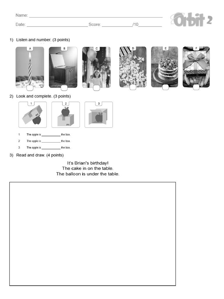 Listening and Drawing Activities Guide | PDF