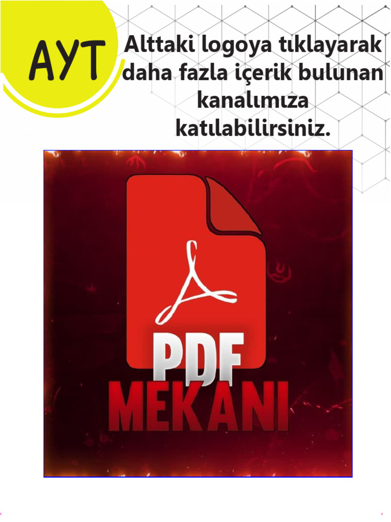 Endemik AYT Matematik Soru Bankası 2022 | PDF