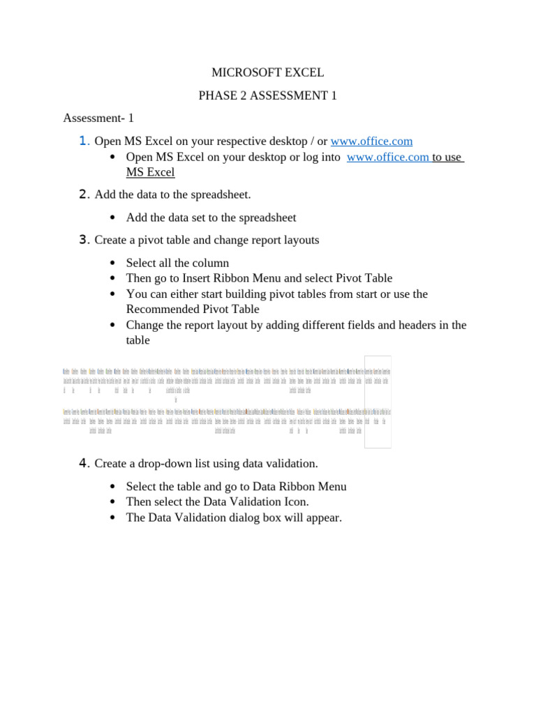 Naan Mudhalvan 3rd Semester Digital Skills Excel Phase 2 Assessment 1 | PDF | Microsoft Excel ...