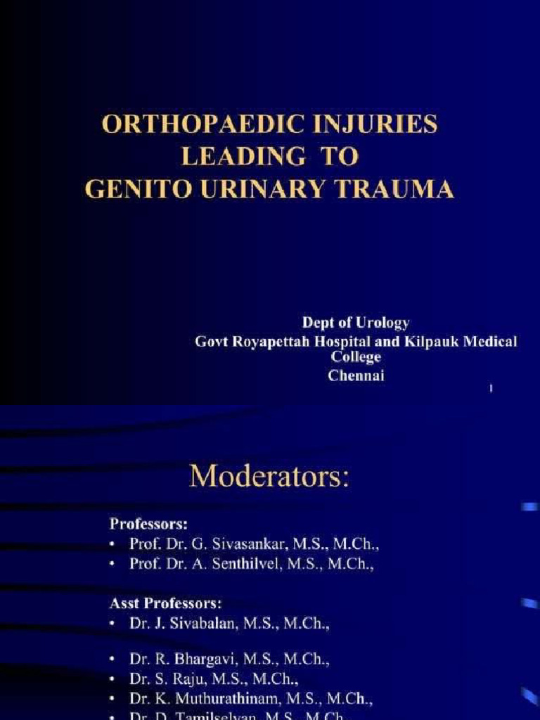 Gu Trauma - Ortho Trauma | PDF