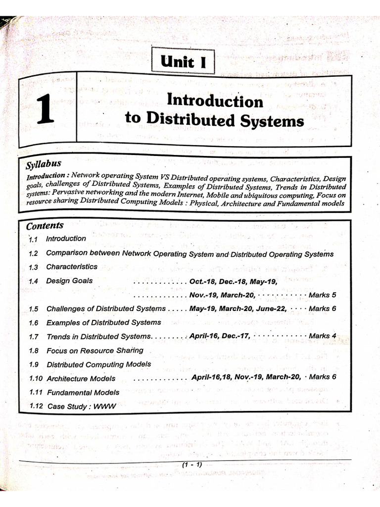 Distributed Systems U1, 2 | PDF
