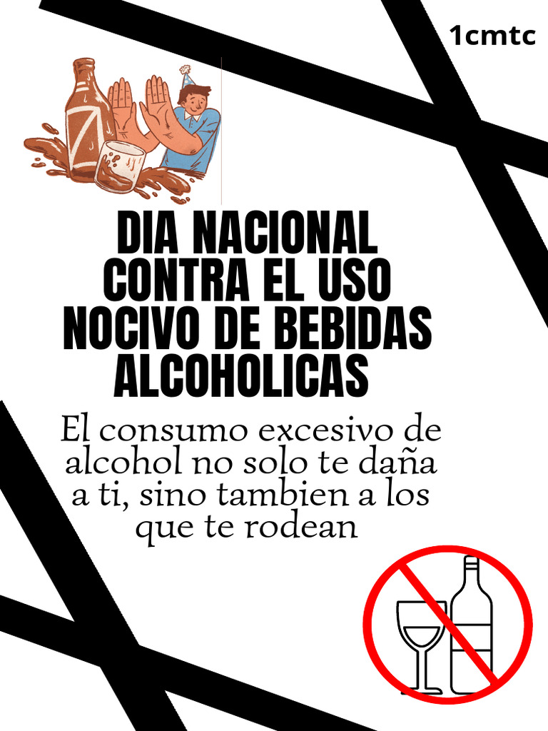 Dia Contra El Uso Nocivo de Bebidas Alcoholicas | PDF | Alcohol | Etanol