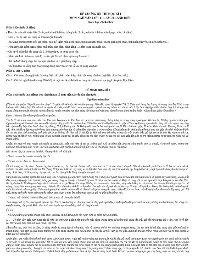 ĐỀ ÔN 11A2 - 1 | PDF