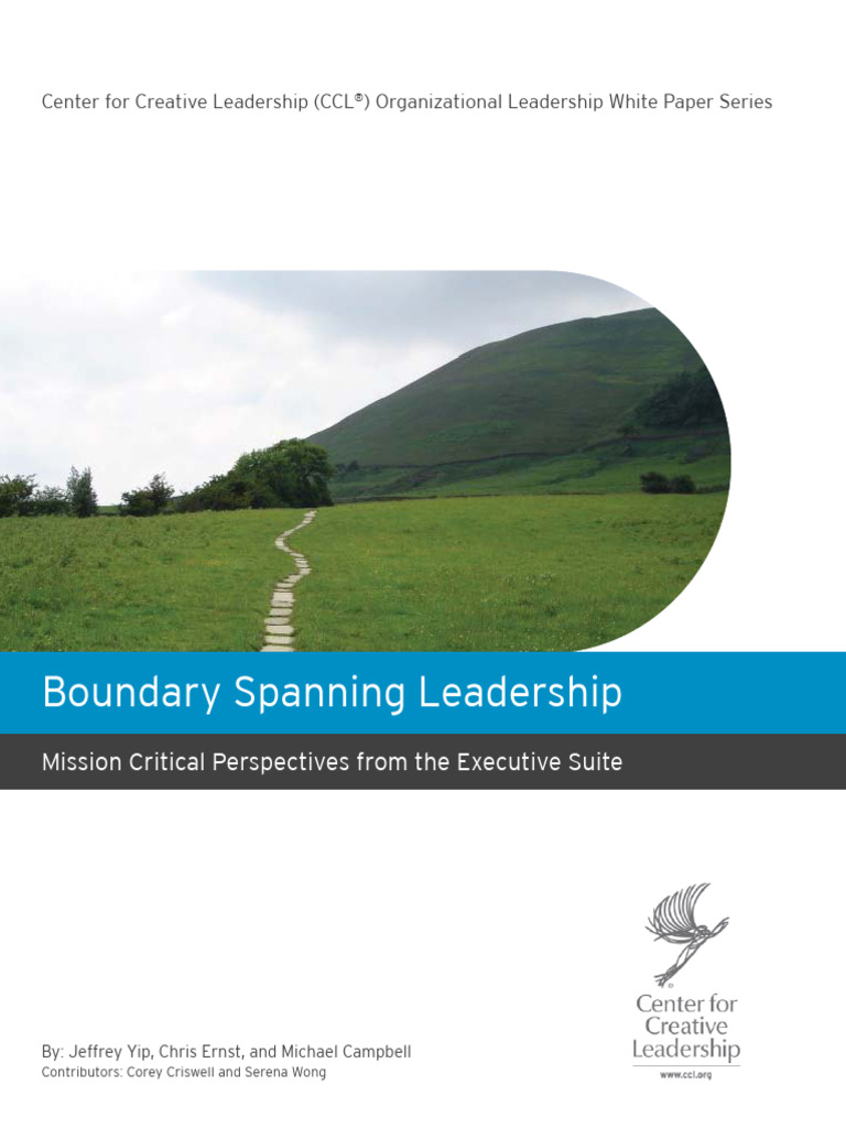 Center For Creative Leadership (CCL®) Organizational Leadership White ...