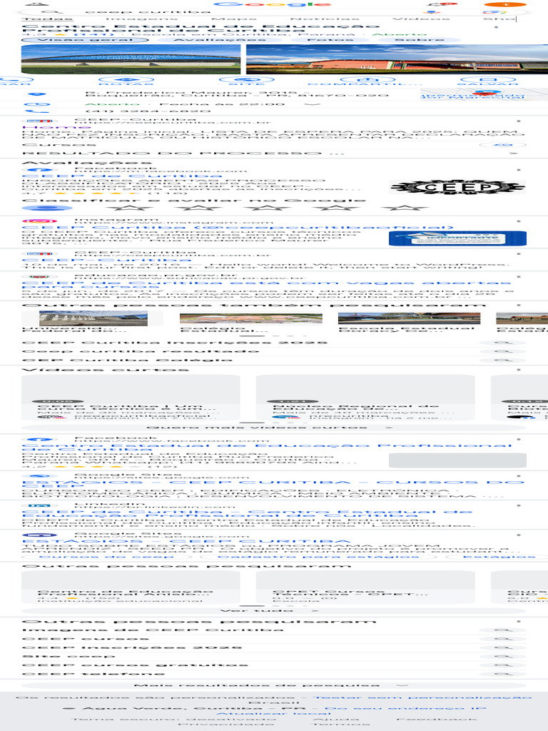 Ceep Curitiba - Pesquisa Google | PDF