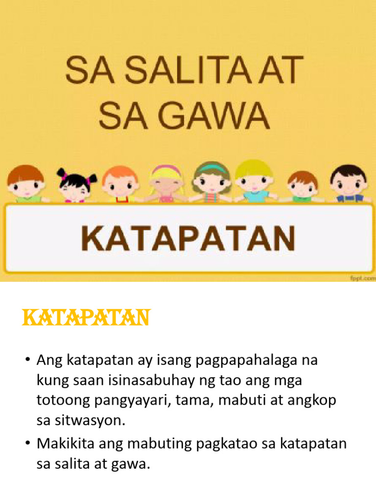 Q4W1 Katapatan | PDF