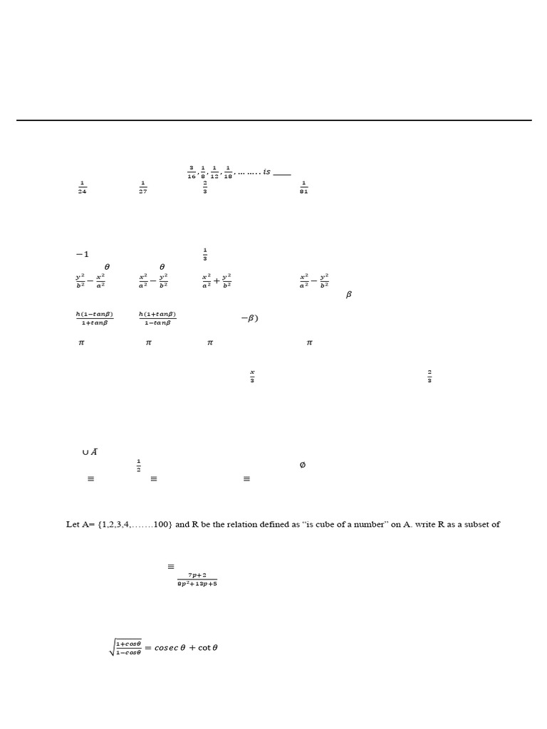 AVG MATHS -1 | PDF | Function (Mathematics) | Triangle