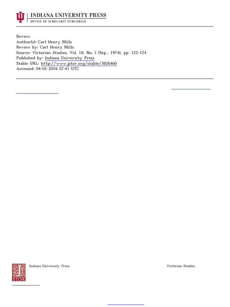 Review of Victorian Studies Journal | PDF