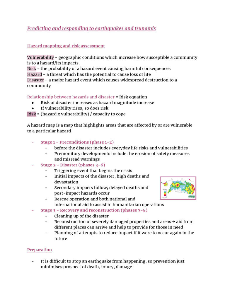 Predicting and managing earthquakes | PDF | Tsunami | Earthquakes