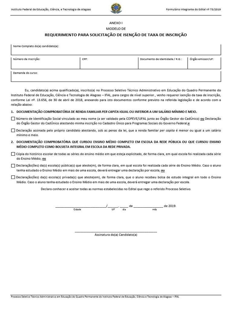 Formulários-Requerimentos-1 | PDF