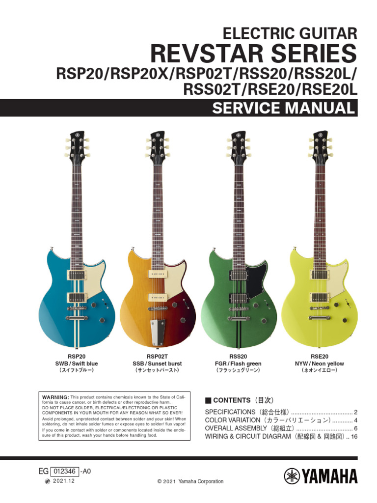 ServiceManual EG012346 RS2 | PDF