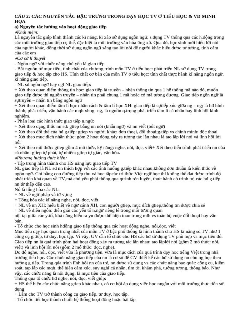 N.tắc đ.trưng trong DHTV+PPDH đọc | PDF