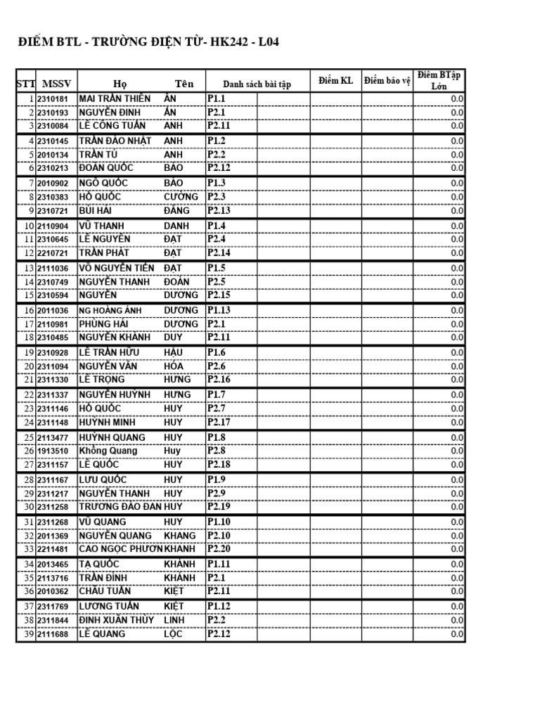 BTL Truong HK242 L04 | PDF