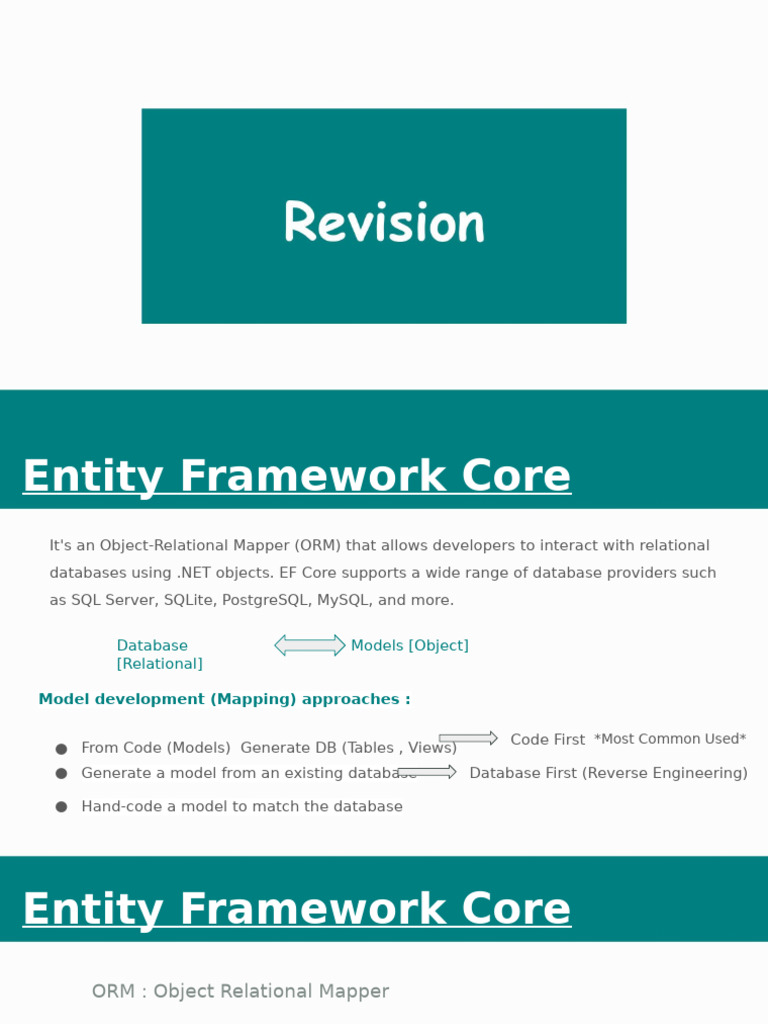 Entity Framework | PDF | Entity Framework | Databases