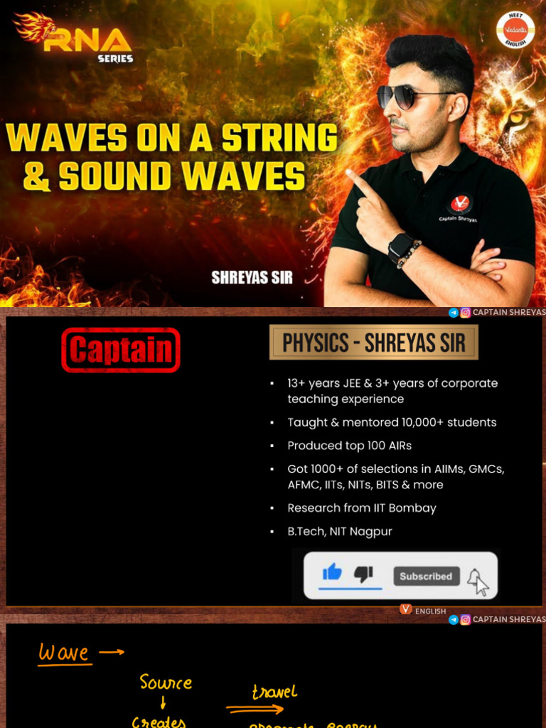 NEET Waves On String & Sound | PDF