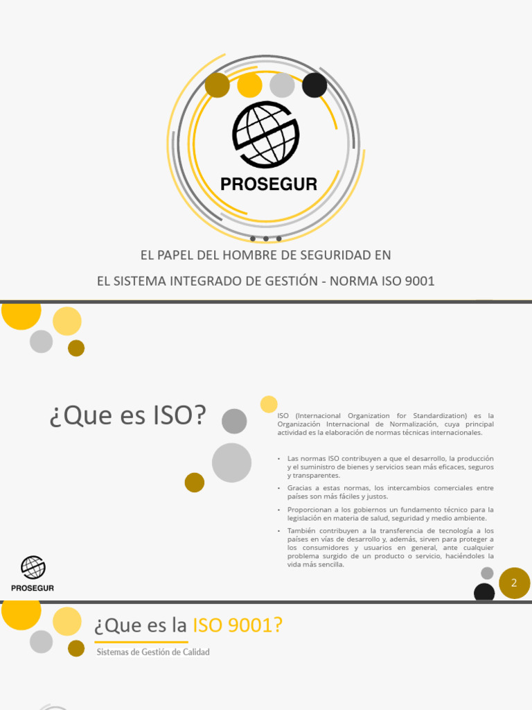 Rol del Hombre de Seguridad en ISO 9001 | PDF | Organización ...