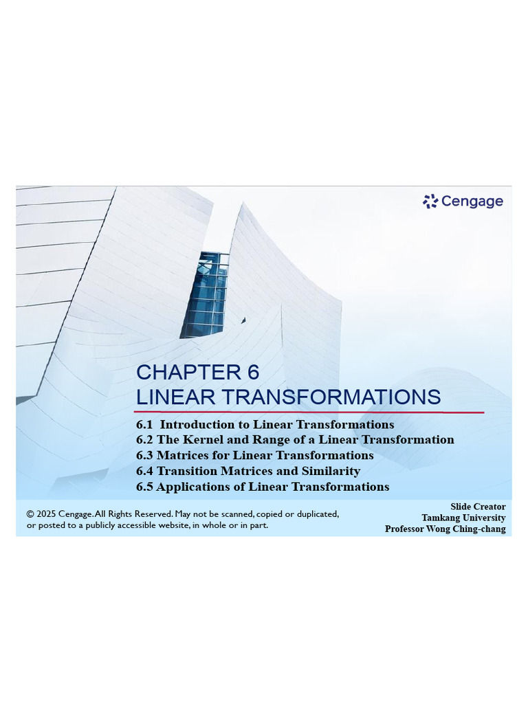 Understanding Linear Transformations | PDF | Linear Map | Matrix (Mathematics)