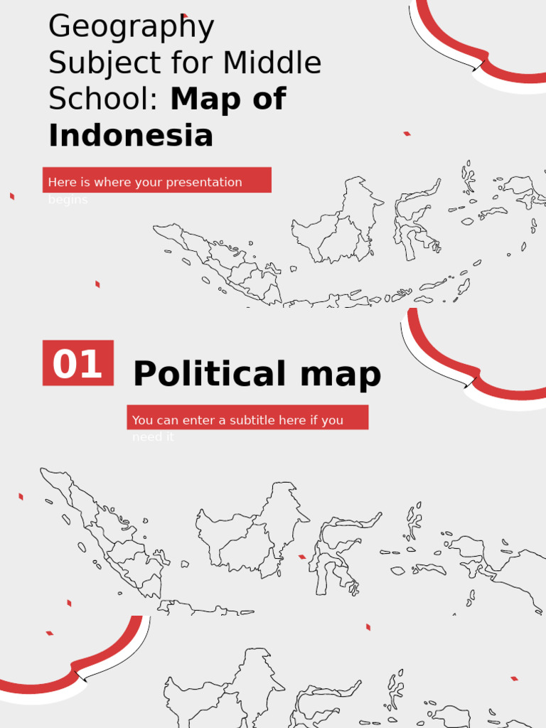 Geography Subject for Middle School_ Map of Indonesia by Slidesgo | PDF ...