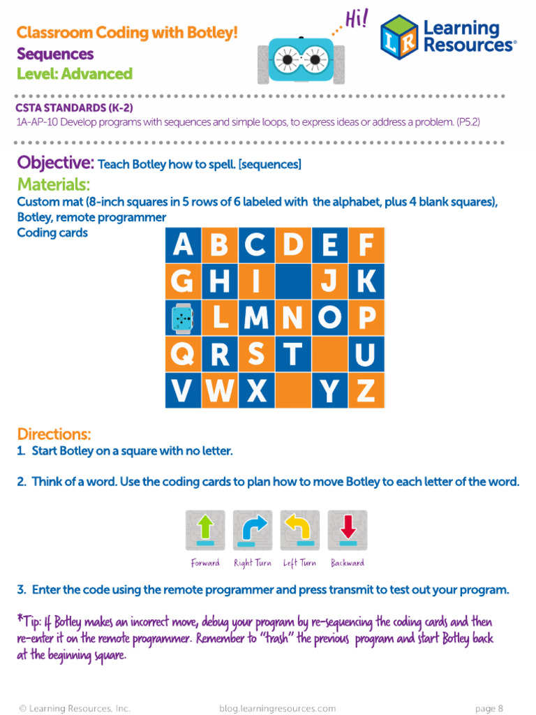 Botley_Coding_Printables-Activity-2-2.20.18 | PDF