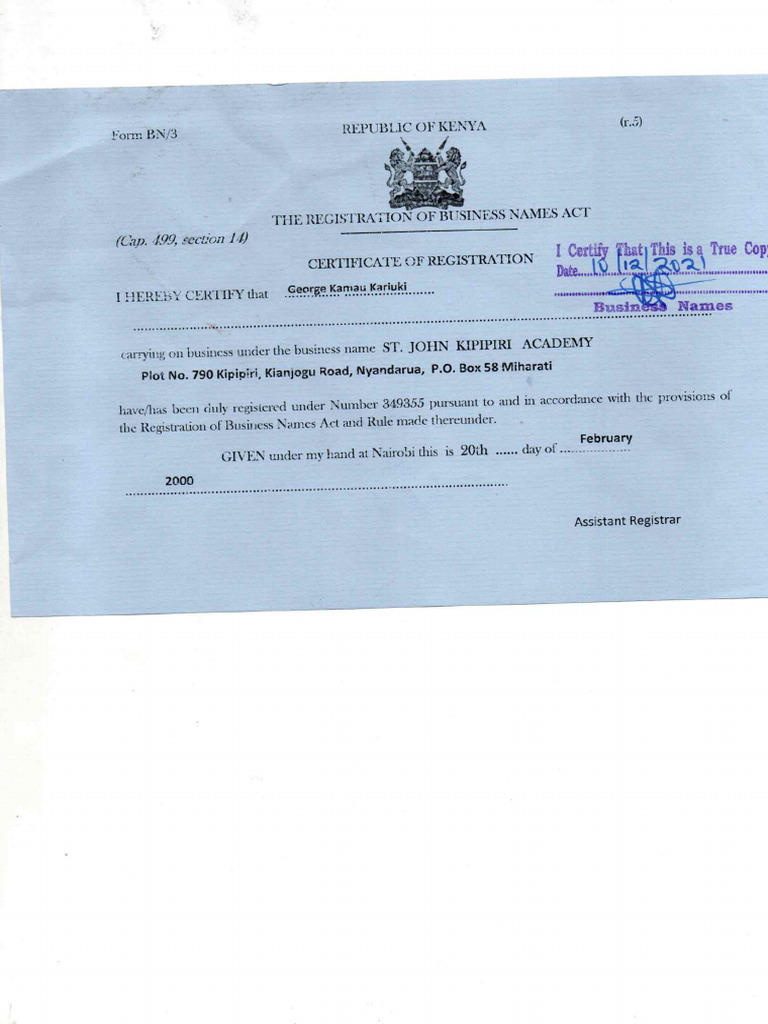 Registration Cert | PDF
