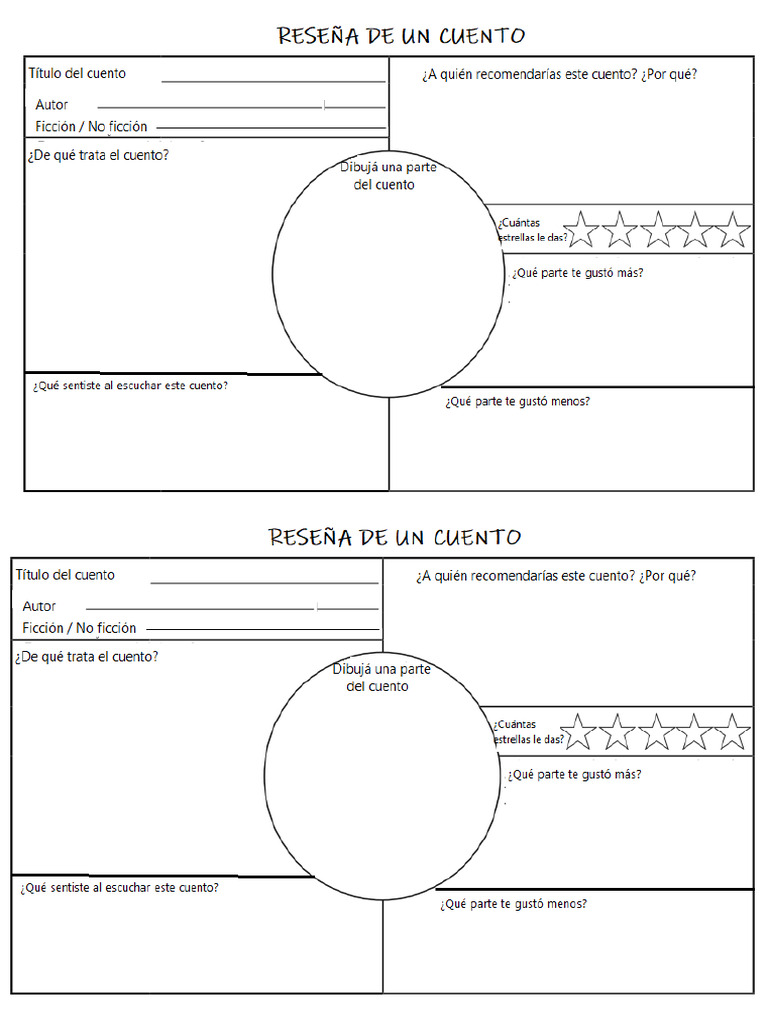 Actividad Ficha Cuento Pdf