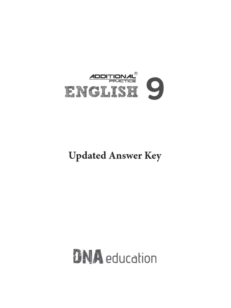 English 9 Practice Answer Key | PDF | Albert Einstein