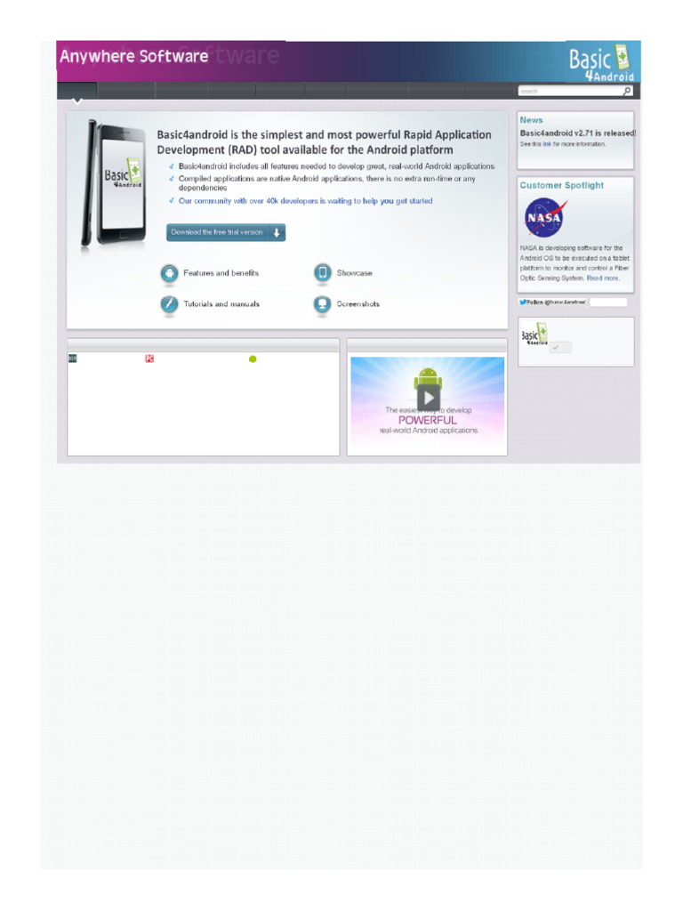 Basic4android (Basic For Android) - Rapid Application Development | PDF