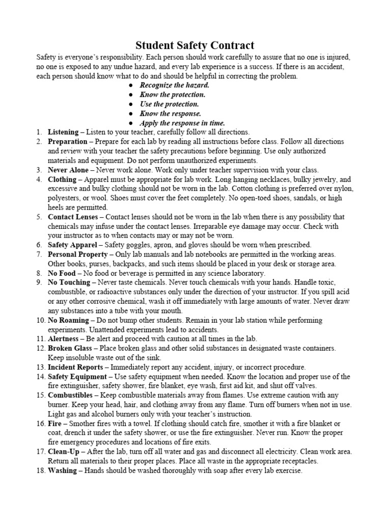 Lee County Safety Contract | PDF | Fires | Safety