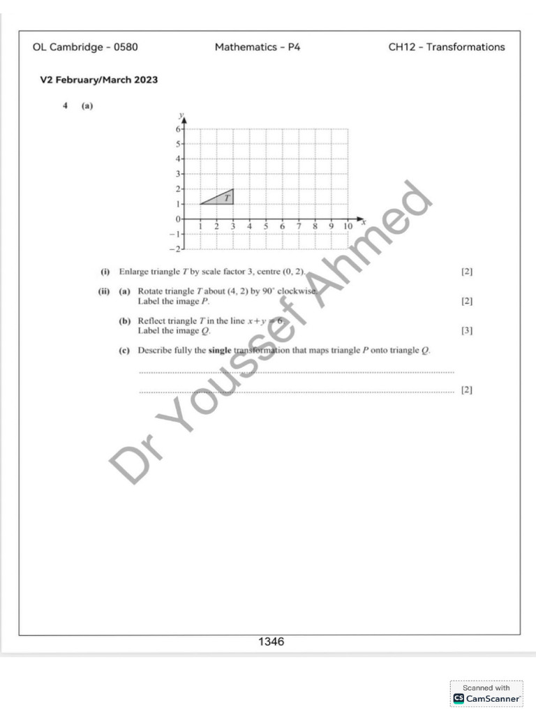 Transformations and Vectors | PDF