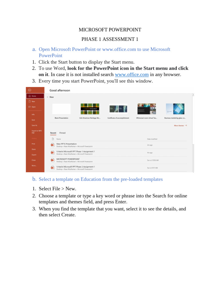 PowerPoint Lesson Plan Guide | PDF