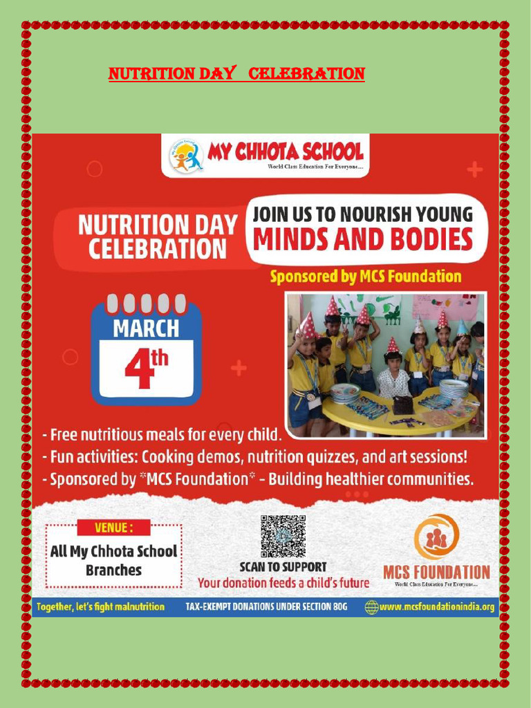 Nutrition - Day - Celebration Final - 1 | PDF