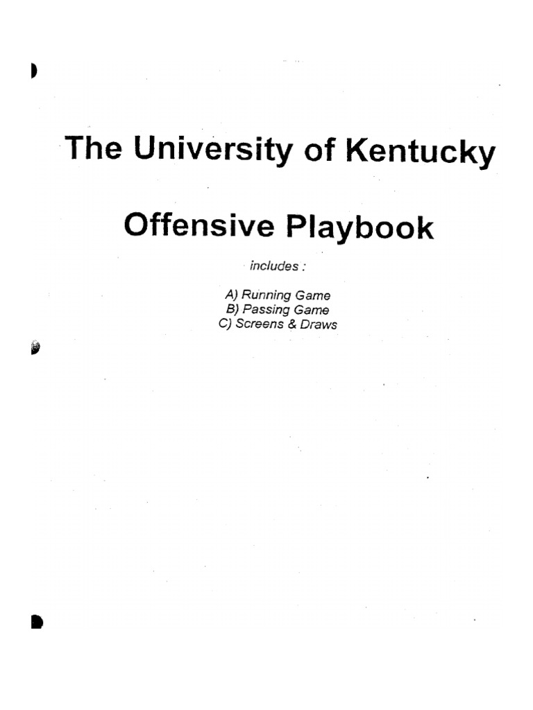 Kentucky Air Raid | PDF | Quarterback | National Football League Seasons