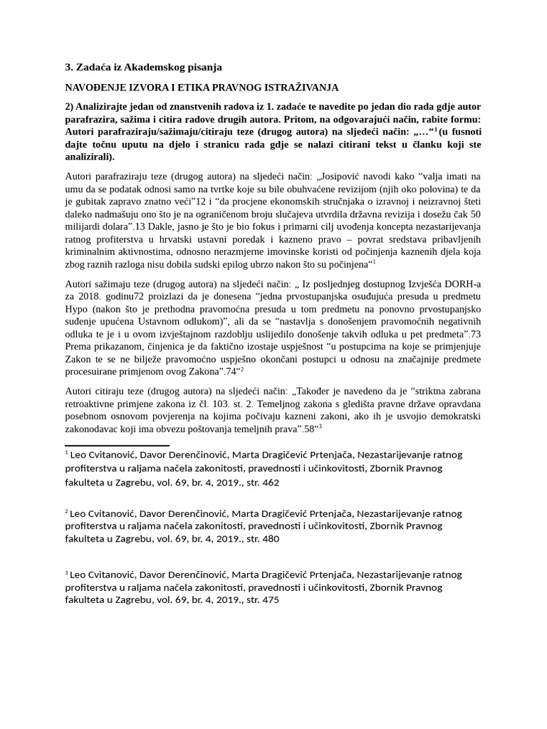 Zadaća Iz Akademskog pisanjaGR5 | PDF