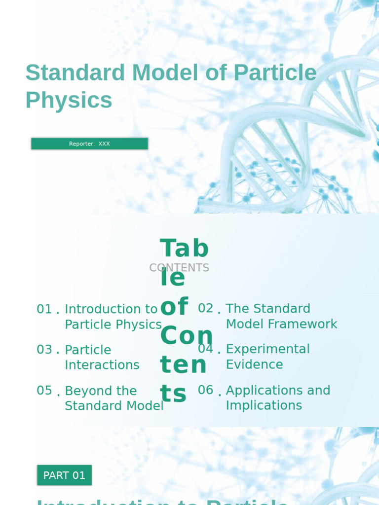 AIPPTMaker - Standard Model of Particle Physics | PDF | Elementary Particle | Fundamental ...