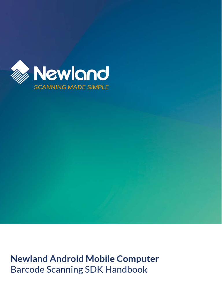 Newland Android Pda Barcode Scanning SDK Handbook v1.2 | PDF | Barcode ...