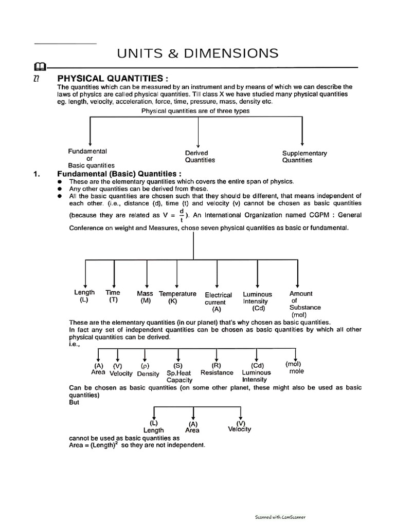 SMB 1 Xi Phy Mod3 | PDF