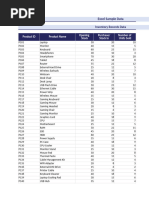 Excel VLOOKUP HLOOKUP Practice Data | PDF