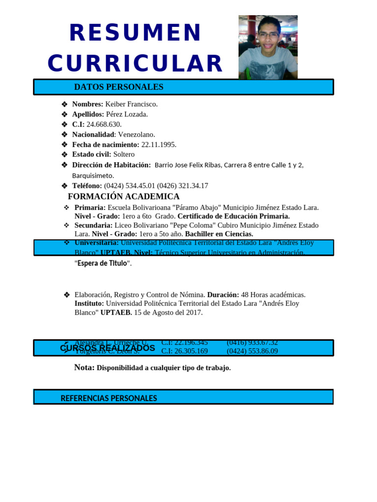 KEIBER PÉREZ | PDF