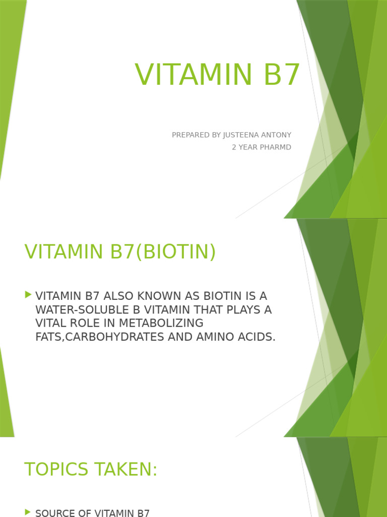 Biotin 2 | PDF