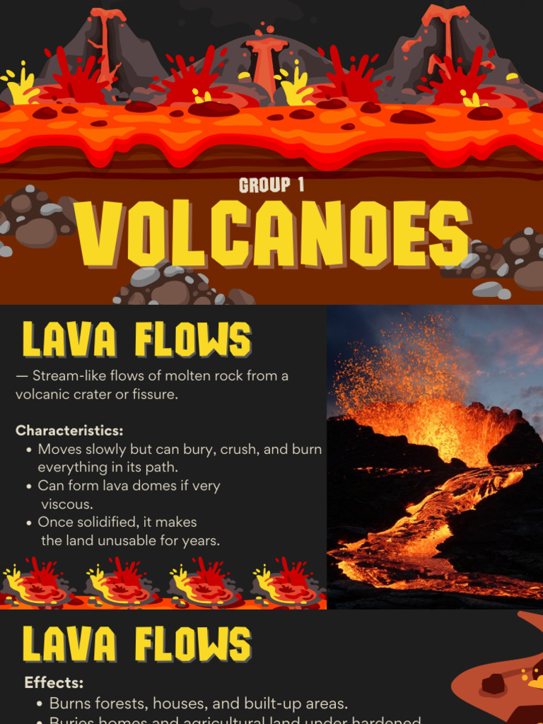 Types of Volcanoes Science Educational Video in Brown and Orange ...
