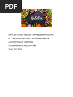 CXC Foods Portfolio Sample | PDF | Career & Growth