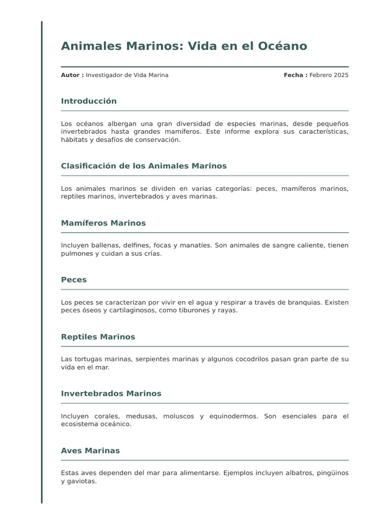 Reptiles Marinos y Vida Oceánica | PDF | Mar | Arrecife de coral